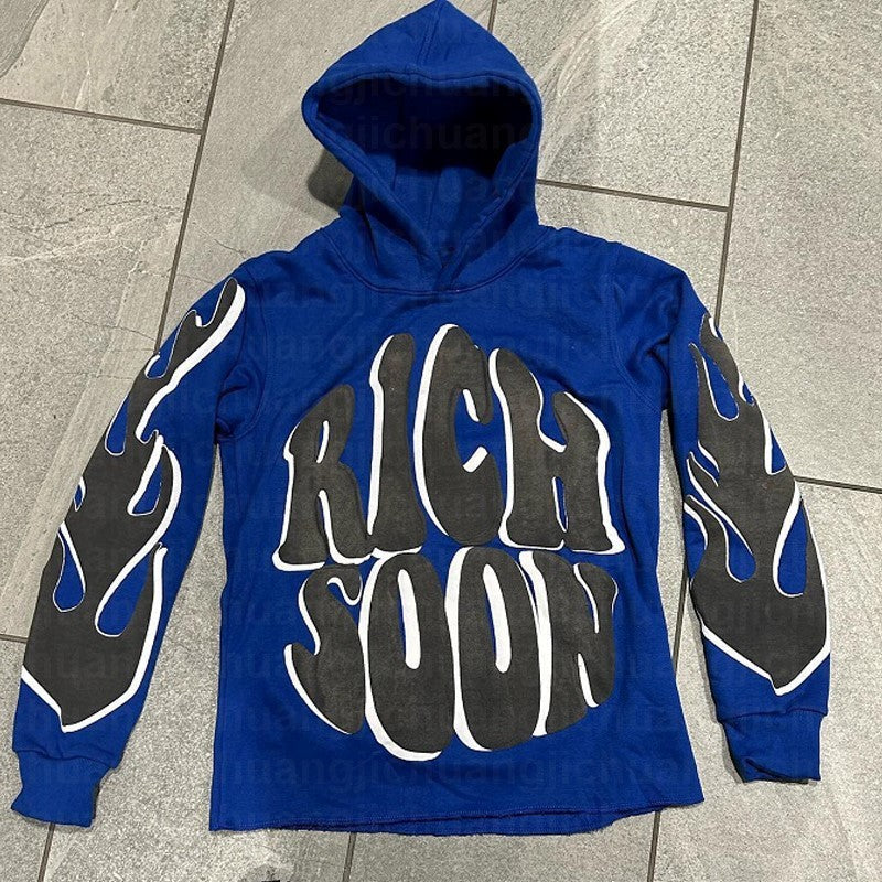 Unisex Streetwear Puff Print (Rich Soon) Hoodie. – Kool Thangz